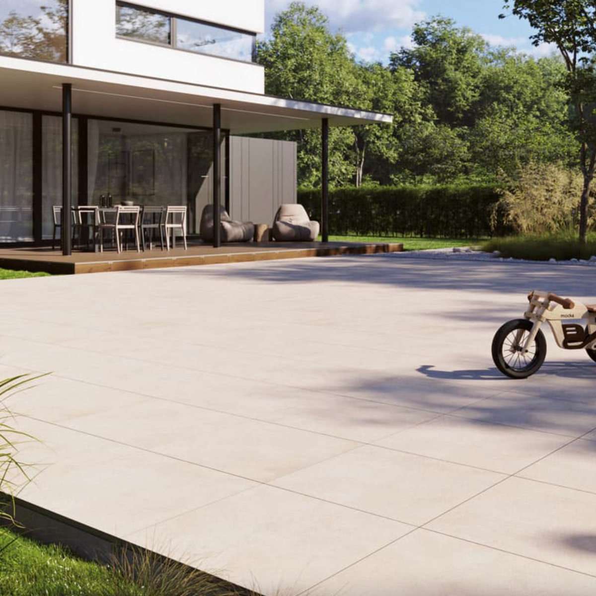 Carrelage Dalle sur Plot Epaisseur 20mm 60x60 Gres Massif Ivoire ...