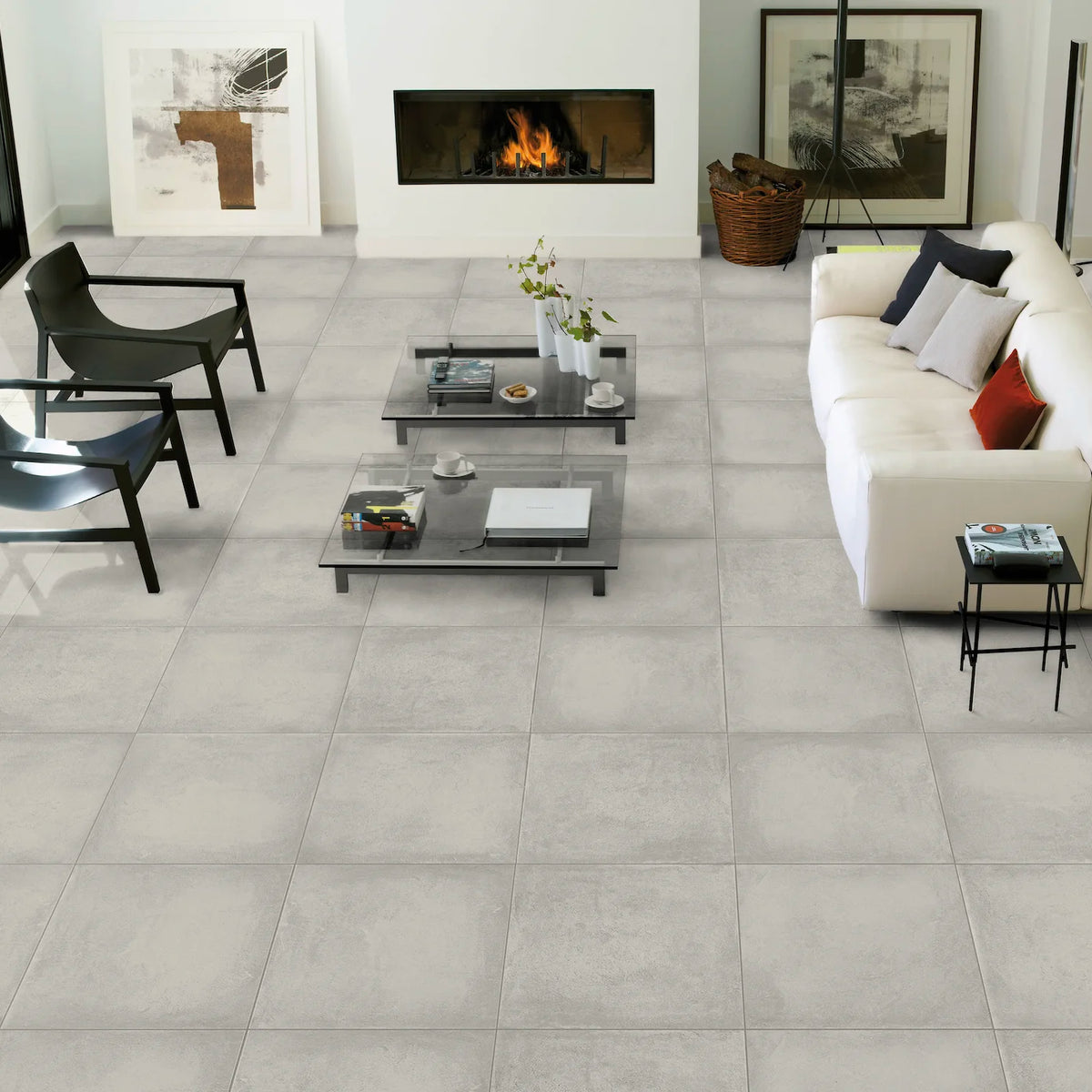 Carrelage Grès Cérame Pleine Masse 60x60 Ciment Buren Gris – Allocarrelage